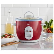 Oster red rice cooker with steamer | Rice Cooker Expert